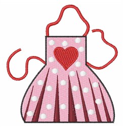 Heart Apron Embroidery Design | AnnTheGran.com