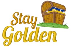 Stay Golden Embroidery Design | AnnTheGran.com