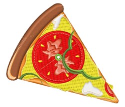 Pizza Slice Embroidery Design | AnnTheGran.com