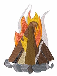 Camp Fire Embroidery Design | AnnTheGran.com