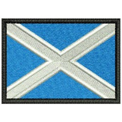 Flag Of Scotland Embroidery Design | AnnTheGran.com