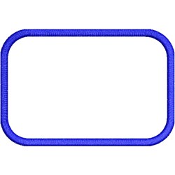 Applique Rectangle Embroidery Design | AnnTheGran.com