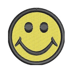 Happy Smiley Face Embroidery Design | AnnTheGran.com