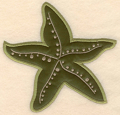 Starfish Applique Embroidery Design | AnnTheGran