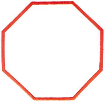 Octagon Outline Embroidery Design | AnnTheGran