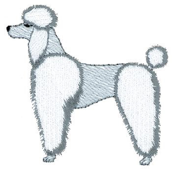 Poodle Embroidery Design | AnnTheGran