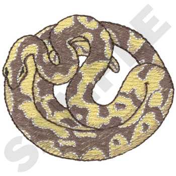 Carpet Python Embroidery Design | AnnTheGran