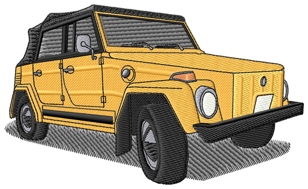 1974 Volkswagen Thing Embroidery Design | AnnTheGran