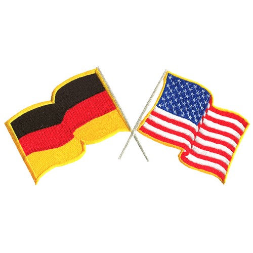 German And American Flag Together