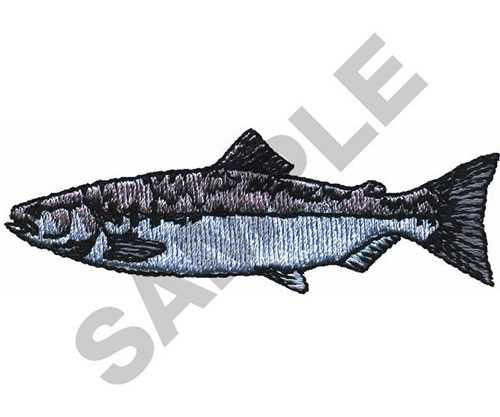 Alaska Salmon Embroidery Designs