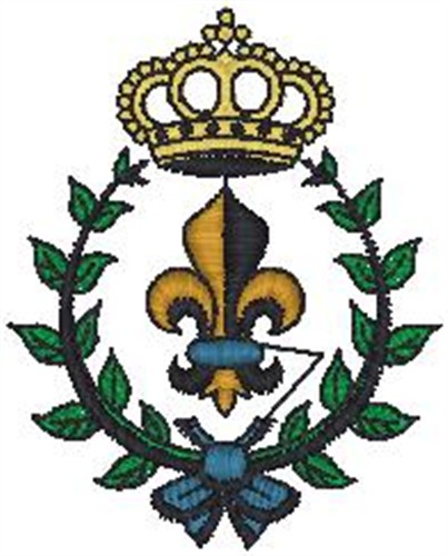 Royal Crown Crest Embroidery Design | AnnTheGran