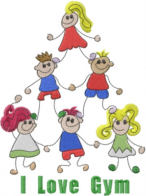 Gym Embroidery Designs