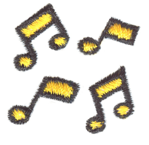Mini Musical Notes Embroidery Design | AnnTheGran