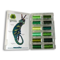 Madeira Classic Rayon Green Shade Kit | AnnTheGran.com