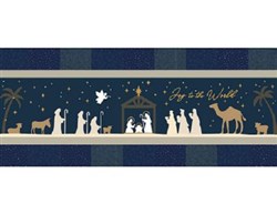 Nativity Bench Pillow CD Pattern - Embroidery Collection | AnnTheGran.com