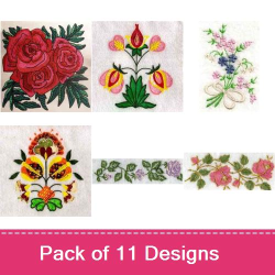 Stunning Florals Embroidery Designs | AnnTheGran.com