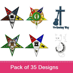 Signs \u0026amp; Symbols Embroidery Designs | AnnTheGran.com