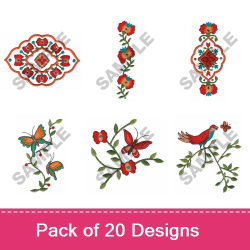 BOHEMIAN CHIC I Embroidery Designs | AnnTheGran.com
