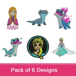 Frozen Embroidery Designs | AnnTheGran.com