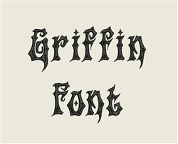 Griffin Embroidery Font | AnnTheGran.com