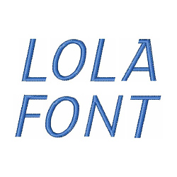 Lola Font Embroidery Font | AnnTheGran.com