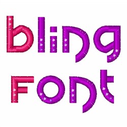 Bling Font Embroidery Font | AnnTheGran.com