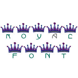 Royal monogram Embroidery Font | AnnTheGran.com