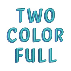 Two Color Full Font Embroidery Font | AnnTheGran.com