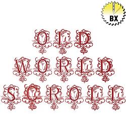 SCROLL ALPHABET Embrilliance Embroidery Font | AnnTheGran.com