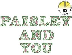 PAISLEY ALPHABET Embrilliance Embroidery Font | AnnTheGran.com