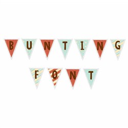 Bunting Font Embroidery Font | AnnTheGran.com