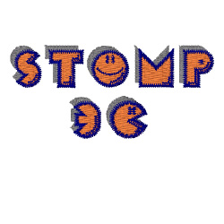 Stomp 3 Colors Embroidery Font | AnnTheGran.com