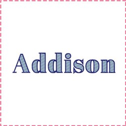 Addison Applique Font Embroidery Font | AnnTheGran.com