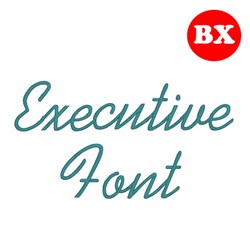 Executive Script Embrilliance Embroidery Font | AnnTheGran.com