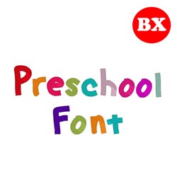 Preschool Font Embrilliance Embroidery Font | AnnTheGran.com