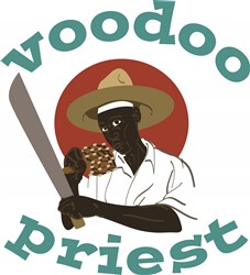 Voodoo Priest Vector Illustration | AnnTheGran.com