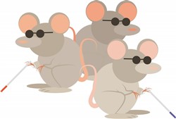 Three Blind Mice Vector Illustration | AnnTheGran.com