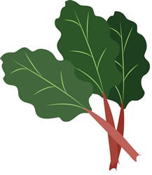 Rhubarb Plant SVG file - SVG cut files.com | AnnTheGran.com