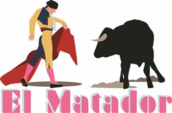El Matador Vector Illustration | AnnTheGran.com