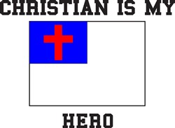 Christian Flag Vector Illustration | AnnTheGran.com