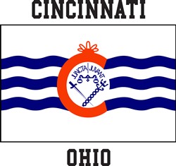 Cincinnati, Ohio USA Vector Illustration | AnnTheGran.com