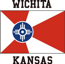 Wichita Kansas Vector Illustration | AnnTheGran.com
