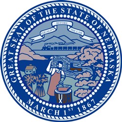 Nebraska State Seal Vector Illustration | AnnTheGran.com