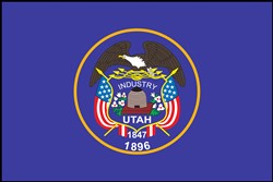 Utah Flag Vector Illustration | AnnTheGran.com