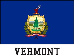 Vermont Flag Vector Illustration | AnnTheGran.com
