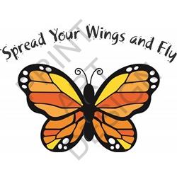 Spread Wings Vector Illustration | AnnTheGran.com