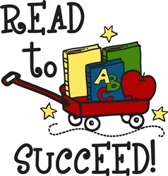 Read To Succeed Vector Illustration | AnnTheGran.com