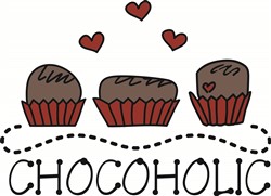 Chocoholic Vector Illustration | AnnTheGran.com