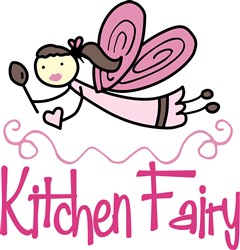Kitchen Fairy Vector Illustration | AnnTheGran.com