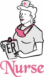 ER Nurse Vector Illustration | AnnTheGran.com
